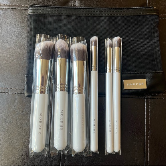 Morphe | Makeup | Morphe 69 White 6 Piece Deluxe Contour Makeup Brush Set | Poshmark